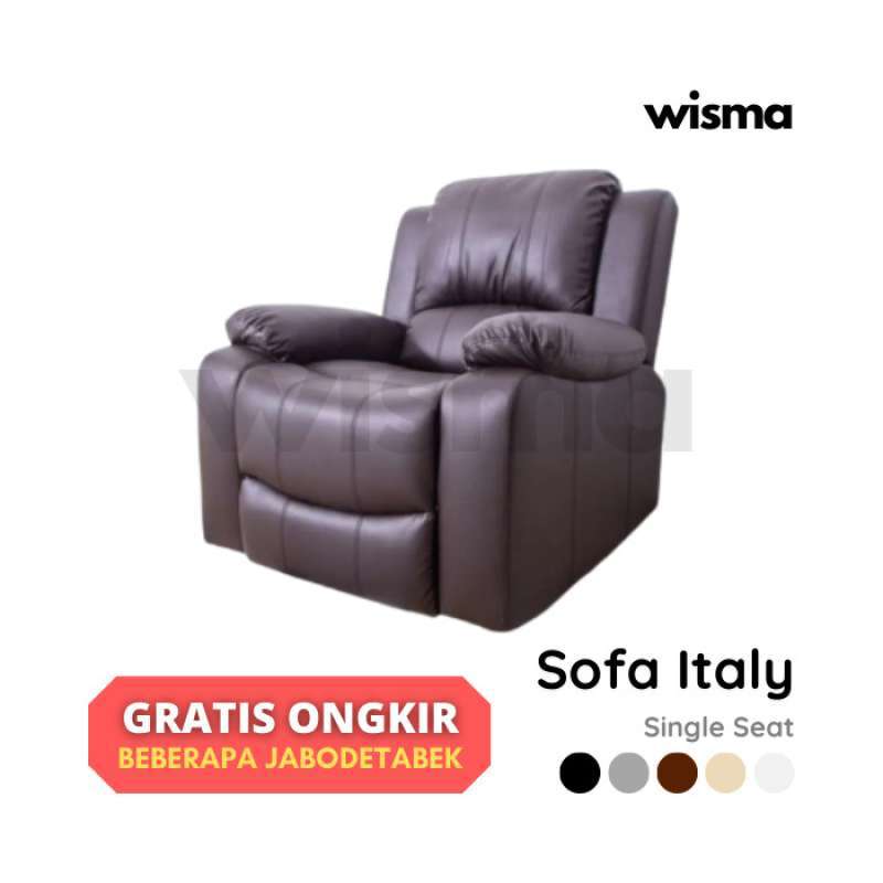 Promo Sofa Single Italy 1 Seater / Sofa Satu Dudukan Diskon 9% Di ...