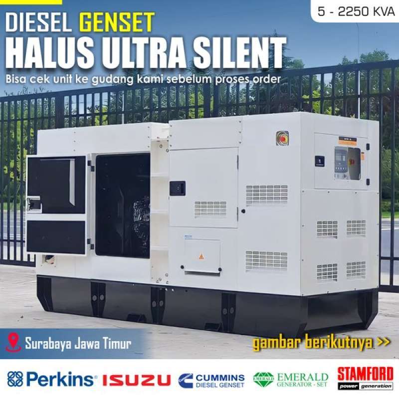Jual Genset Silent - 20 Kva 25 Kva 30 Kva Isuzu Perkins Cummins Emerald Di Seller Gudang Genset ...