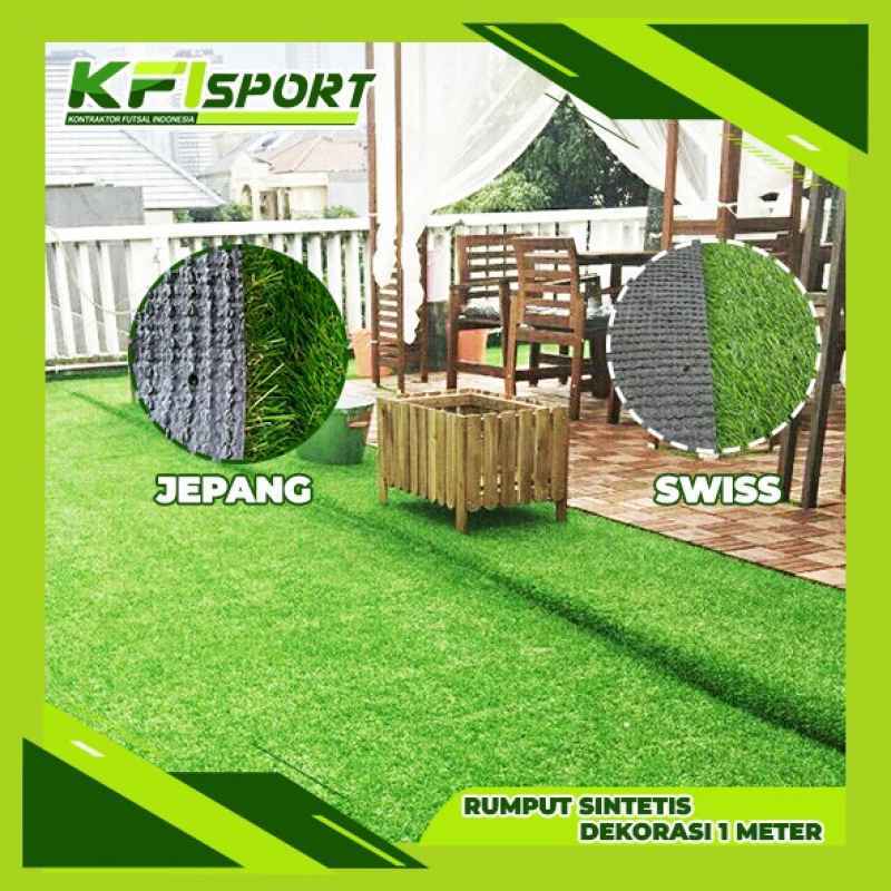 Promo Taman Rumput Sintetis Tebal 3cm Artificial Dekorasi Landscape ...