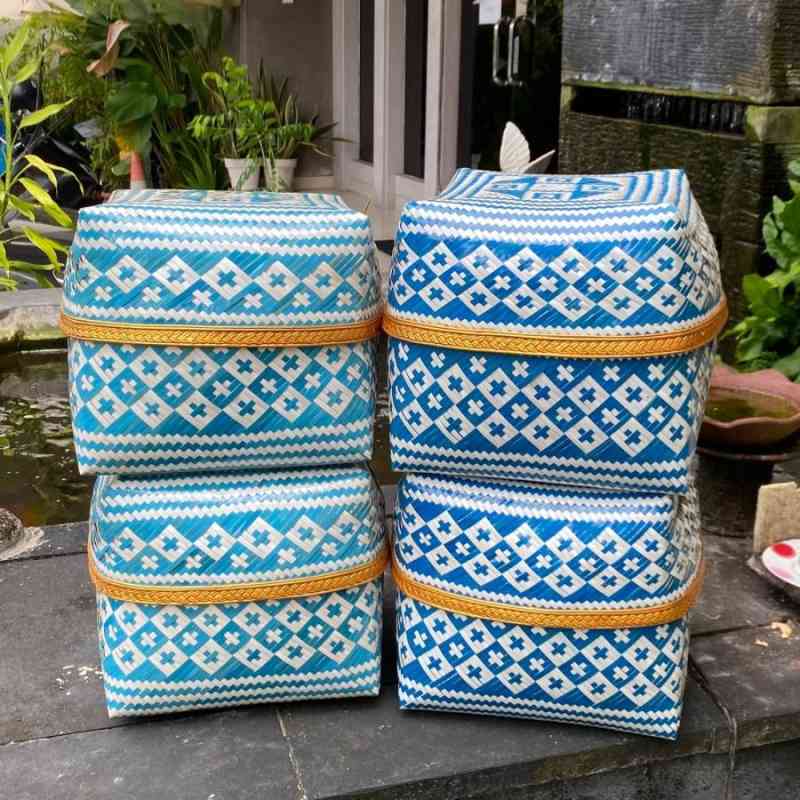 Jual Keben Klasik Bambu Warna Biru - Decocraft Bali Di Seller Decocraft ...