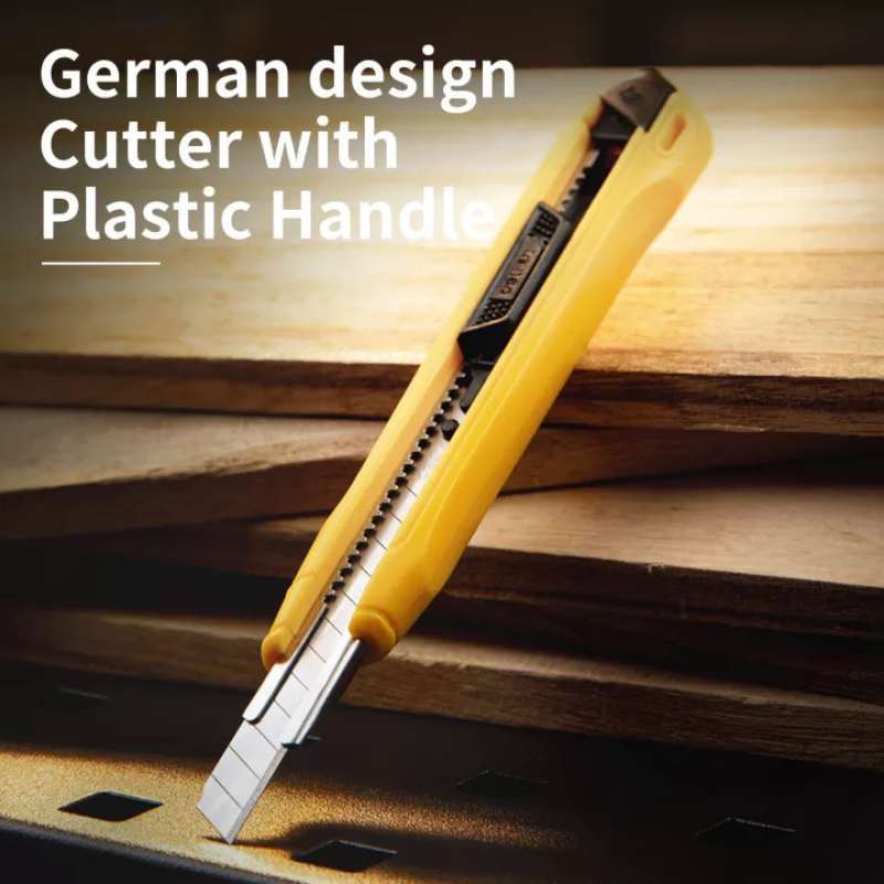 Promo Deli Cutter Pisau Baja 9mm Sk4 Sistem Kunci Otomatis Efisien ...