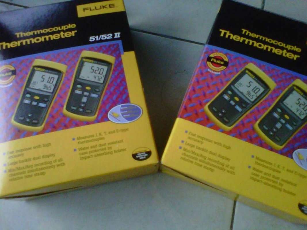 Jual Fluke 52ii Dual Input Digital Thermometer Fluke 52 Seri 2 Fluke 52 ...