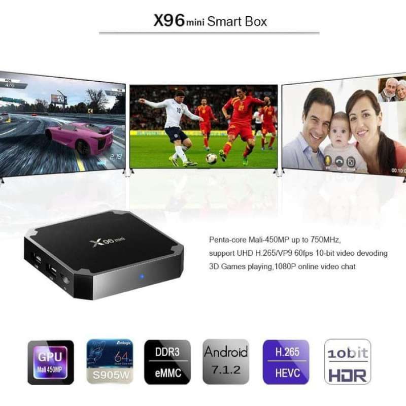 Promo Stb Android Set Top Tv Box 7.1 Ram Ddr3 2gb Internal 16gb Netflix ...