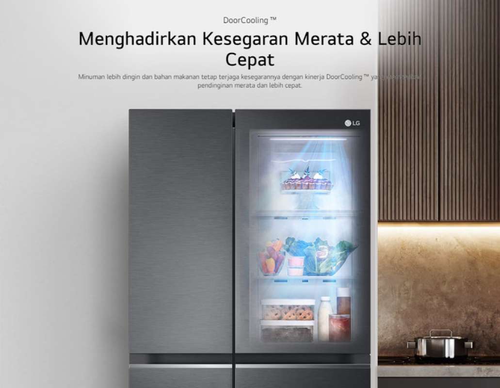 Jual Kulkas Lg Side By Side 4 Pintu Gc-l22ftqlb (428 L / Inverter) Di Seller Cbr Elektronik ...