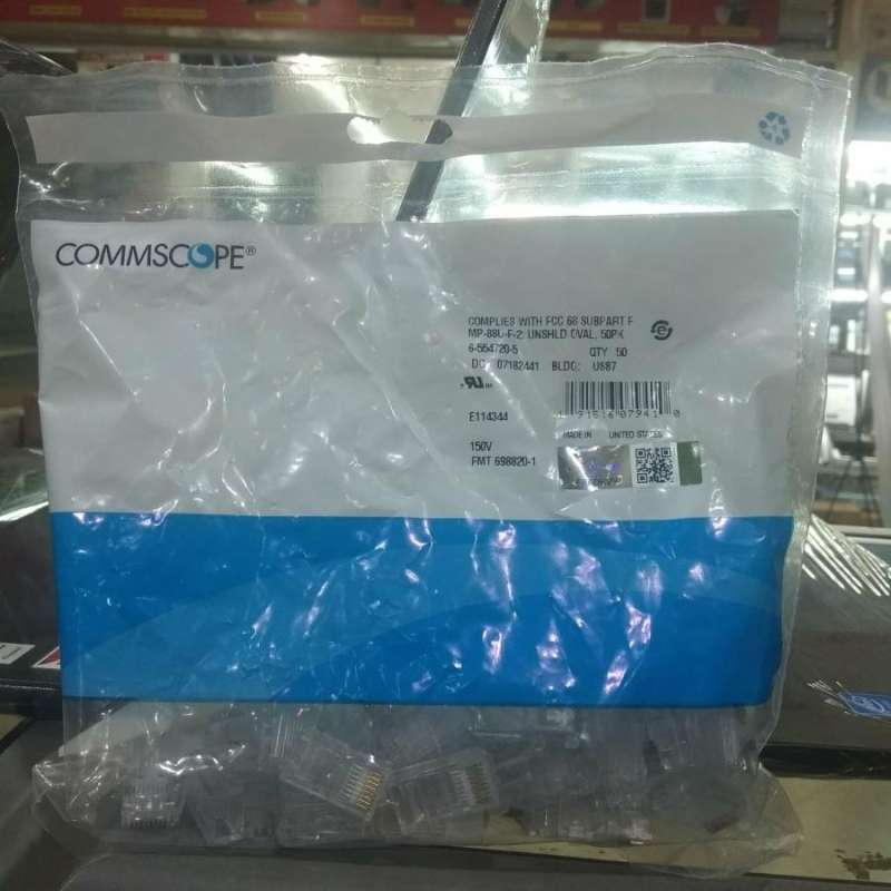 Jual Rg45 Commscope Konektor Di Seller Top Computer Bali - Top Computer ...