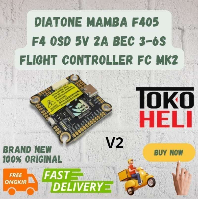 Promo Diatone Mamba F405 F4 Osd 5v 2a Bec 3-6s Flight Controller Fc Mk2 ...