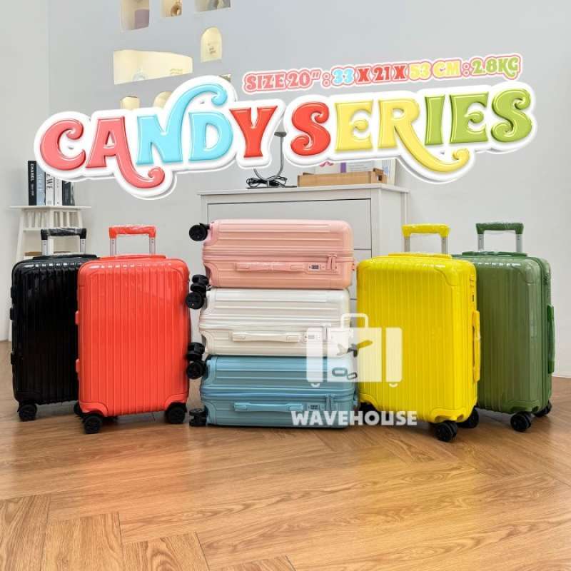 Promo Koper Rainbow Series Zipper Cabin 20 Inch Koper 24 Inch Bagasi ...