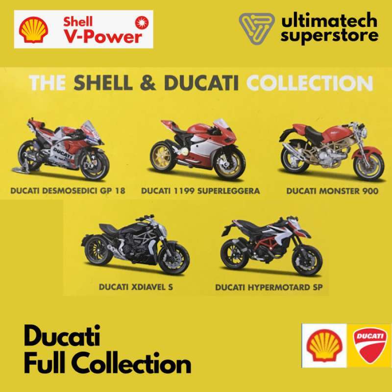 Promo Shell & Ducati Diecast Bburago Scale 1:18 Full Collection ...