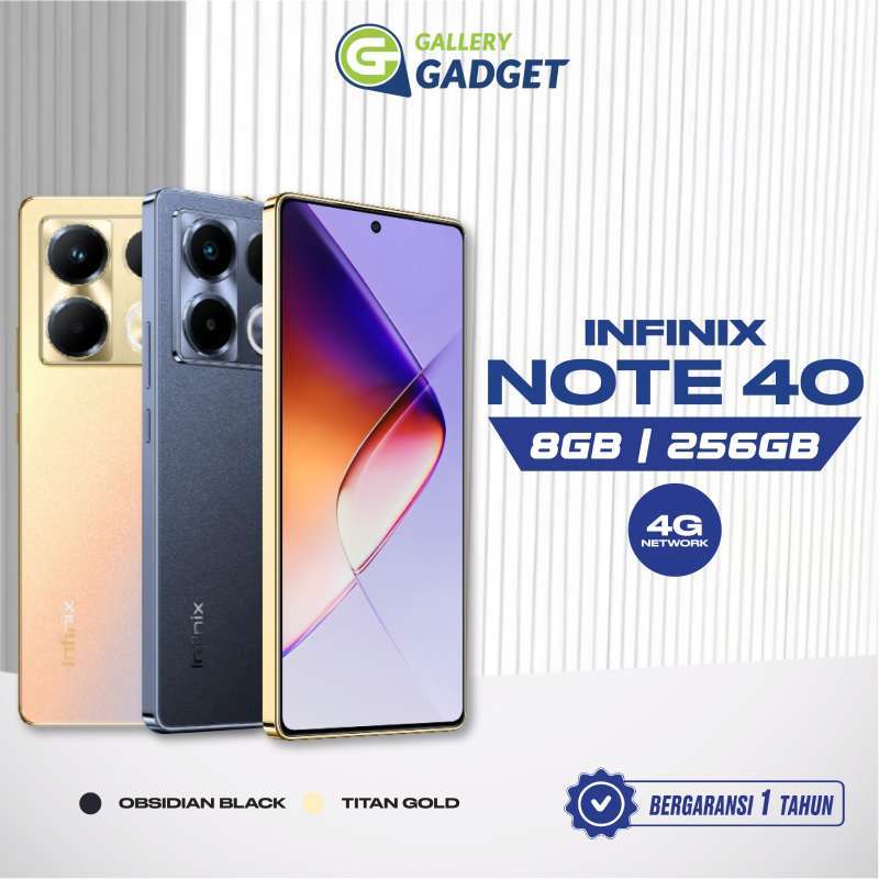Promo Infinix Note 40 8/256 Ram 8gb Rom 256gb 8 256 Gb Smartphone Garansi Resmi Diskon 23% Di ...