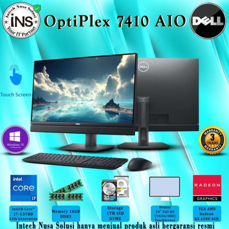 Promo Pc Dell Optiplex 7410 Aio Touch I7-13700 16gb 1tb Ssd Amd Rx 6500 ...