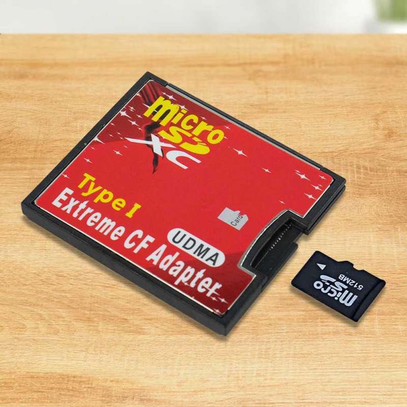 Jual Extreme Micro Sd Card To Compact Flash Cf Adapter Converter Tsr58 ...