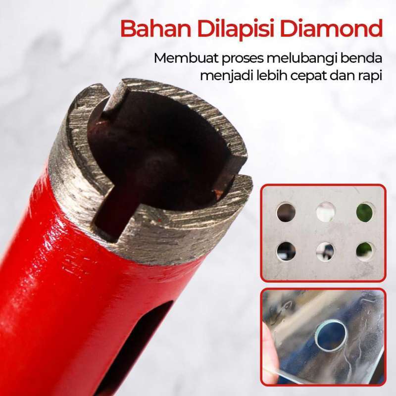 Jual Venstpow Mata Bor Hole Punch Carbide Core Drill Bit 6mm-30mm 11 ...
