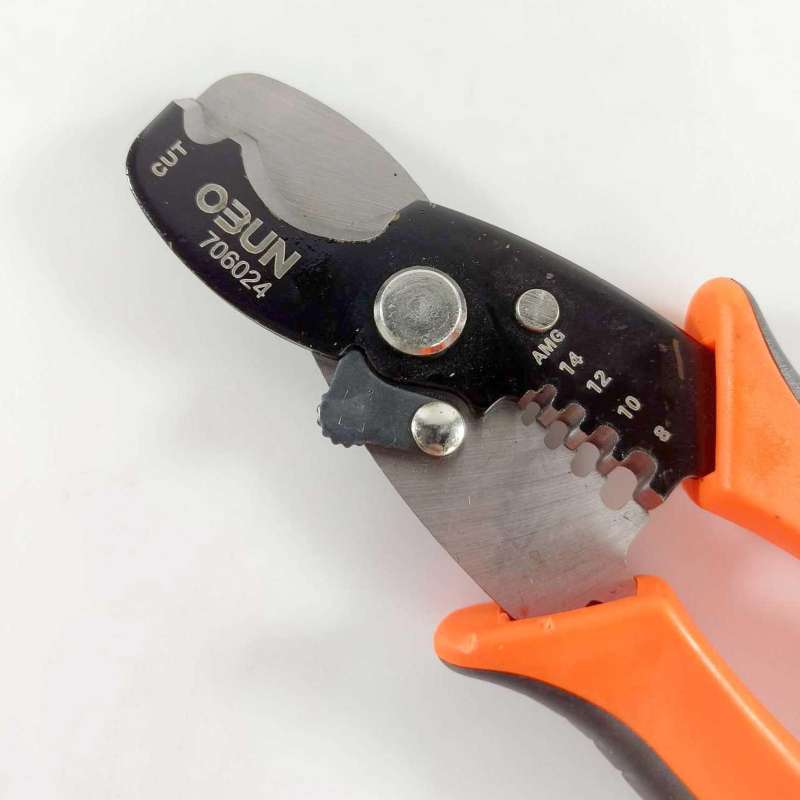 Jual Obun Tang Pemotong Kawat Listrik Multifungsi Cable Stripper 706024 ...