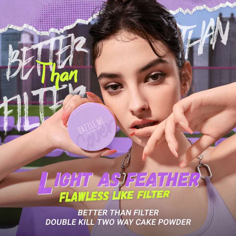 Promo [new] Dazzle Me Better Than Filter Double Kill Two Way Cake ...