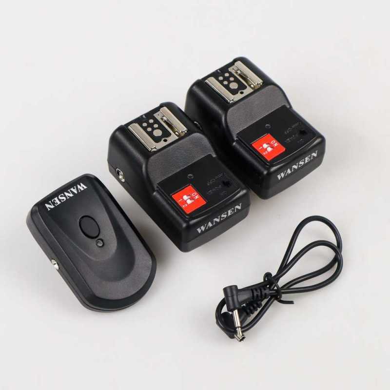 Jual Wansen Remote Wireless Flash Trigger Transmitter Dan Receiver Di ...