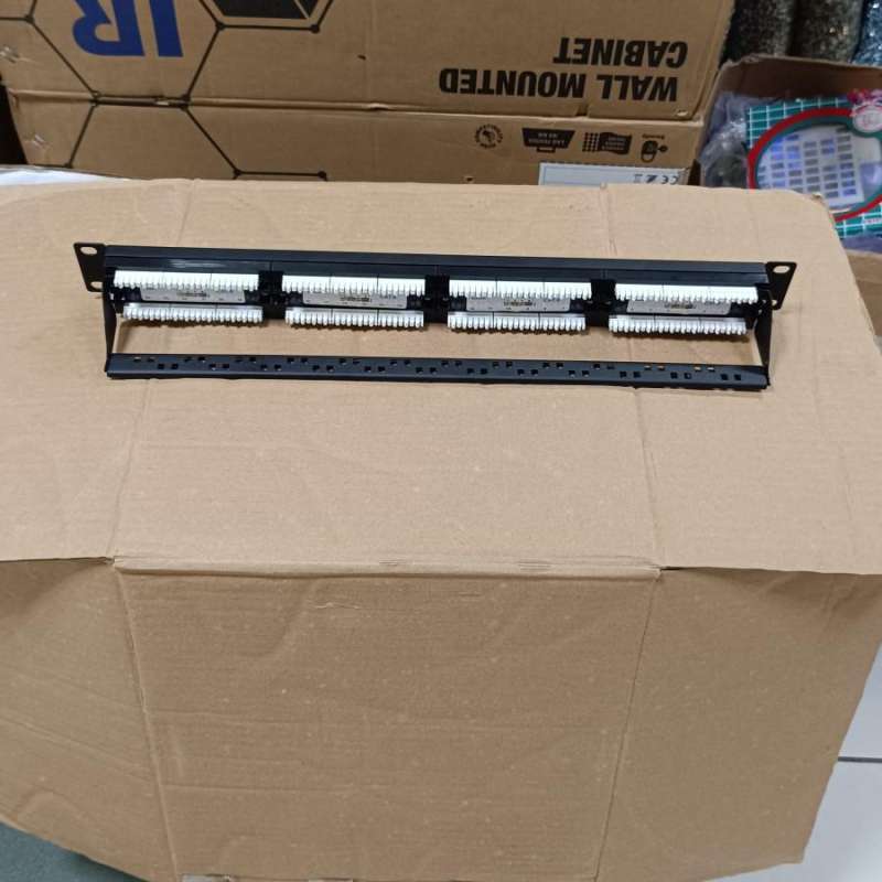 Jual Patch Panel 24 Port Bafo Cat 6 Include Modular - 48 Port Di Seller Gudang Rack Server ...