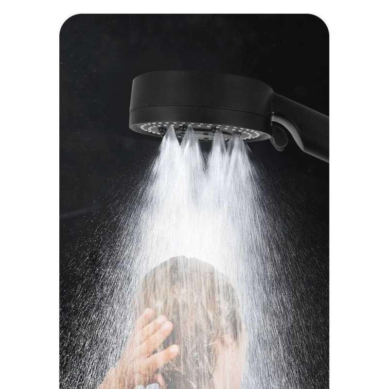 Jual Gothic Kepala Shower Mandi 8 Mode Water Flow Adjustable Shower ...