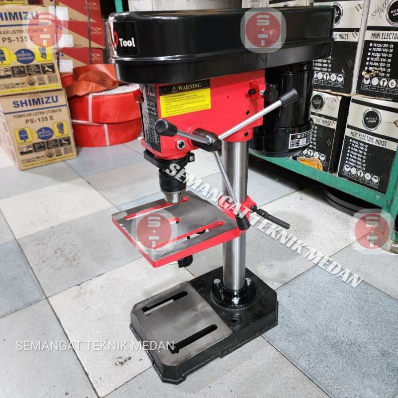 Jual Mesin Bor Duduk Bench Drill Press 13mm 13 Mm 5 Speed Tembaga 350w ...