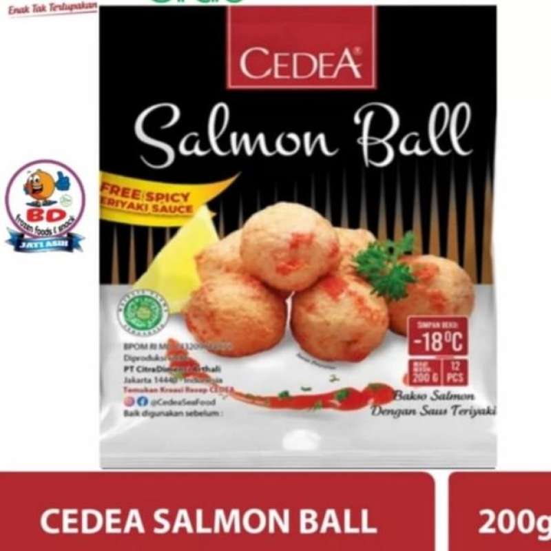 Promo Salmon Ball Cedea ( Olahan Ikan ) 200gr Isi 12pcs Diskon 8% Di ...