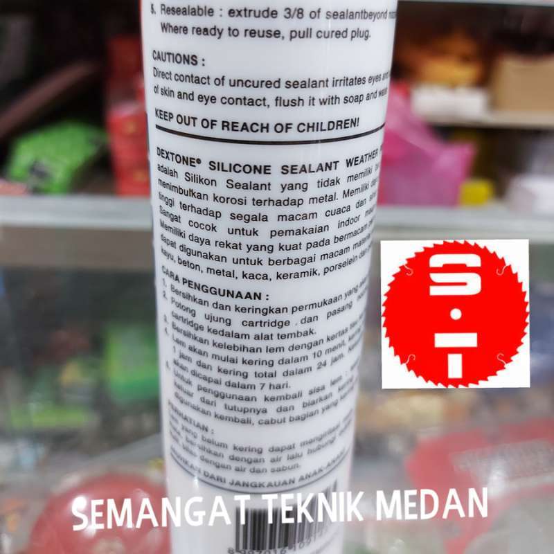 Jual Lem Silicone Sealant Weatherproof Weather Proof White Putih ...