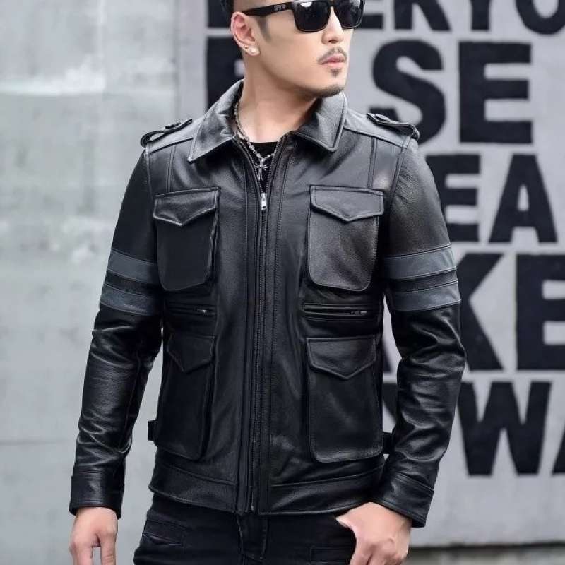 Promo Wolfs Jaket Kulit Pria Terbaru/ Jaket Kulit Asli Model Terbaru ... Promo Wolfs Jaket Kulit Pria Terbaru/ Jaket Kulit Asli Model Terbaru ...