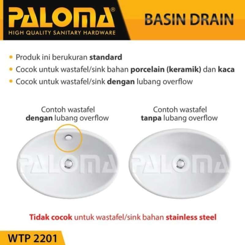 Promo Paloma Wtp 2301 Afur Wastafel Kepala Sifon Pop Up Waste Avur ...