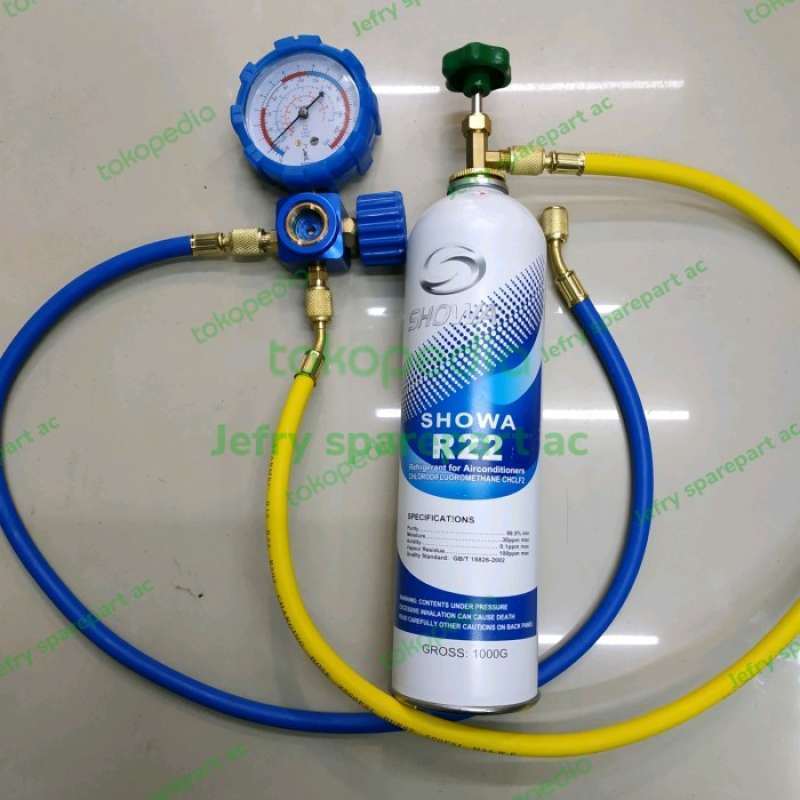 Promo Paket Alat Isi Preon Ac R22 Kaleng Komplit Pengisian Sendiri ...