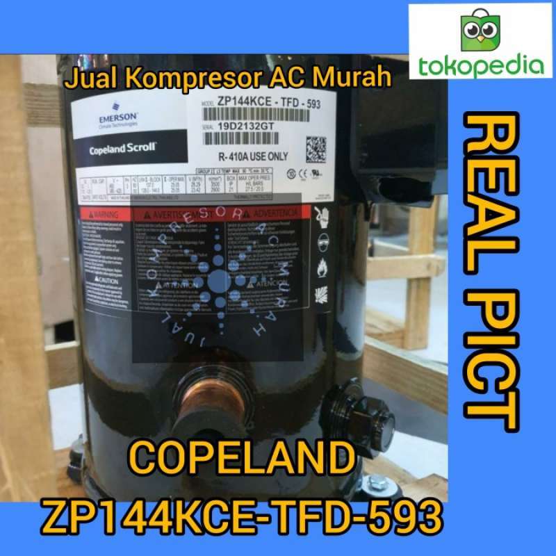 Promo Kompresor Ac Copeland Zp144kce-tfd-593 / Compressor Copeland ...
