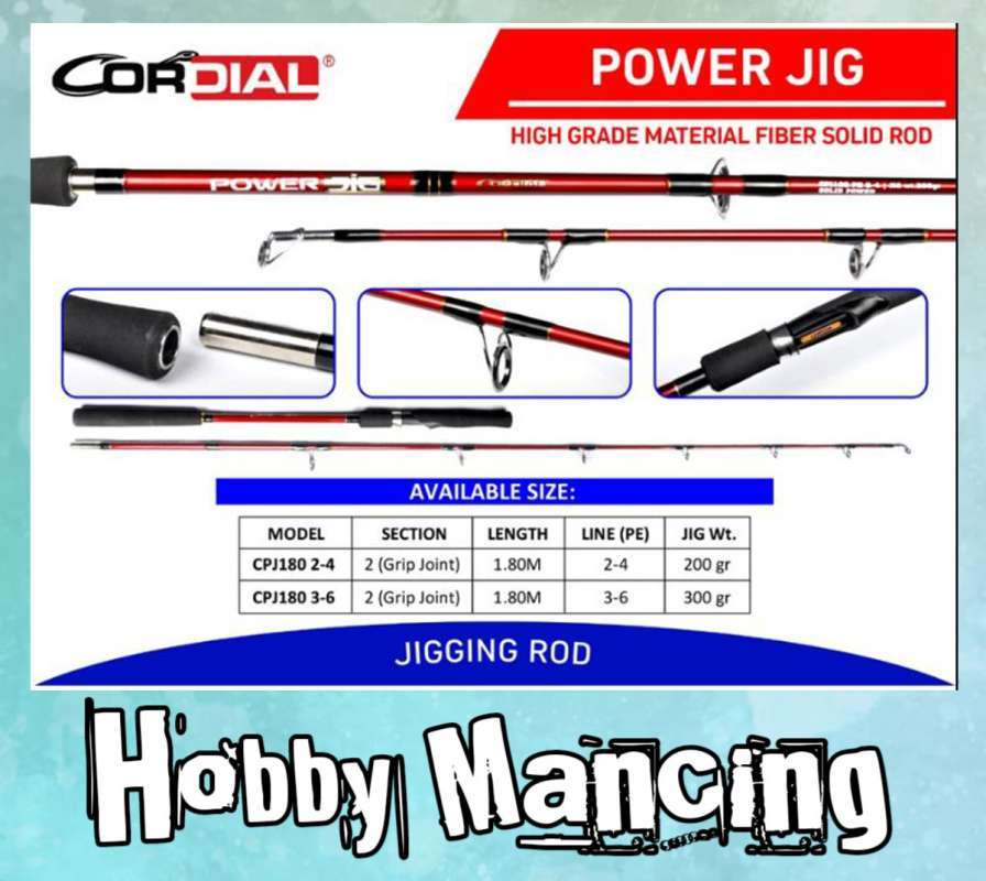 Jual Joran Jigging / Dasaran Cordial Power Jig Di Seller Toko Hobby 92 ...
