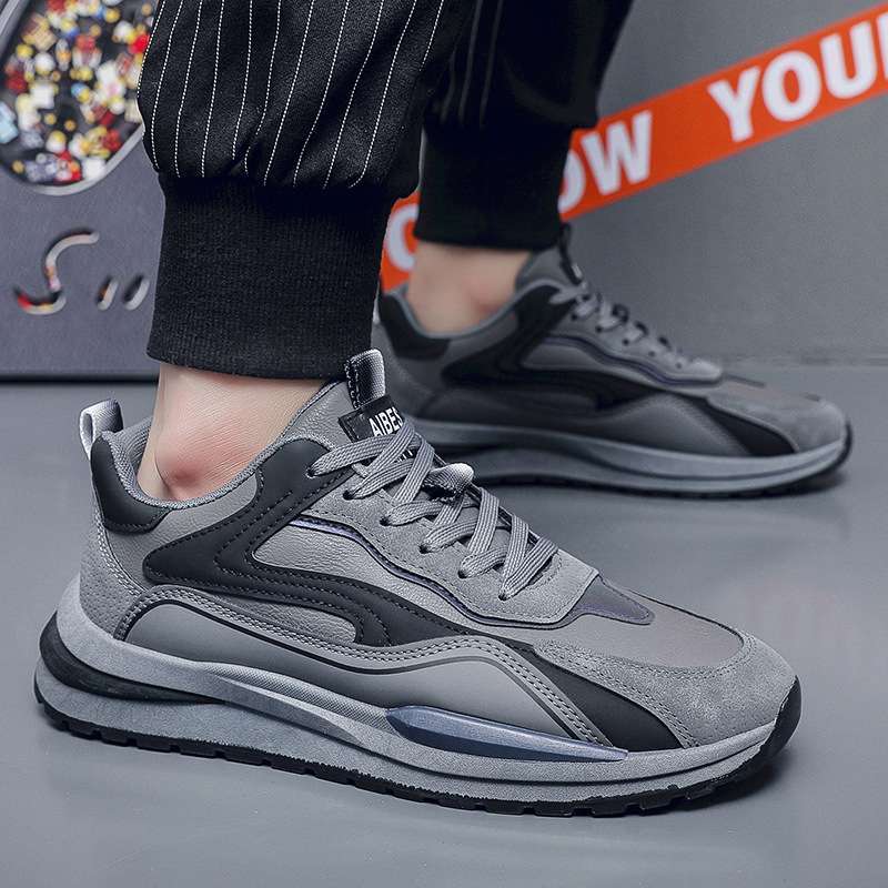 Promo Sepatu Sneakers Pria Asli Warn Abu Hitam Sepatu Jalan Pria Keren ...