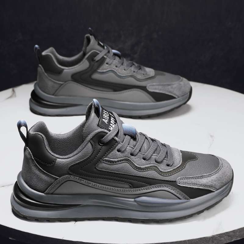 Promo Sepatu Sneakers Pria Asli Warn Abu Hitam Sepatu Jalan Pria Keren ...