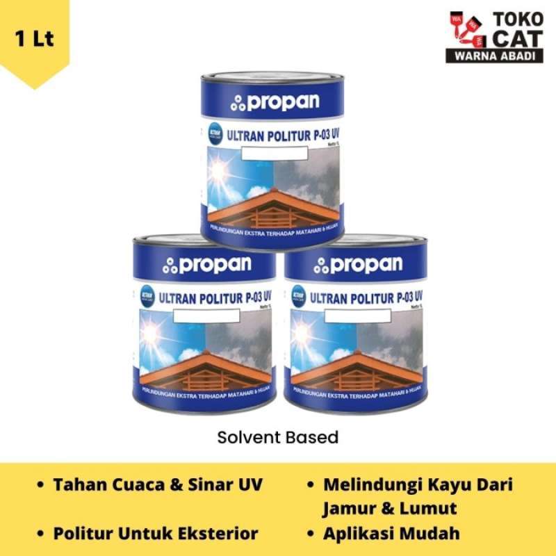 Promo Cat Politur Propan Ultran P03 Warna 1 Liter - Walnut Diskon 50% ...