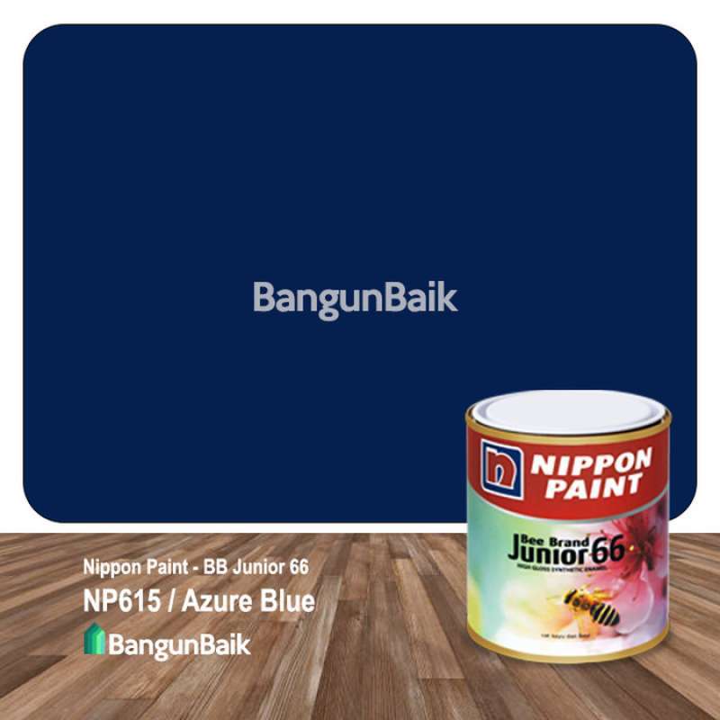 Promo Bee Brand Junior 66 Np615 Azure Blue 1l / Cat Kayu Dan Besi 615 ...