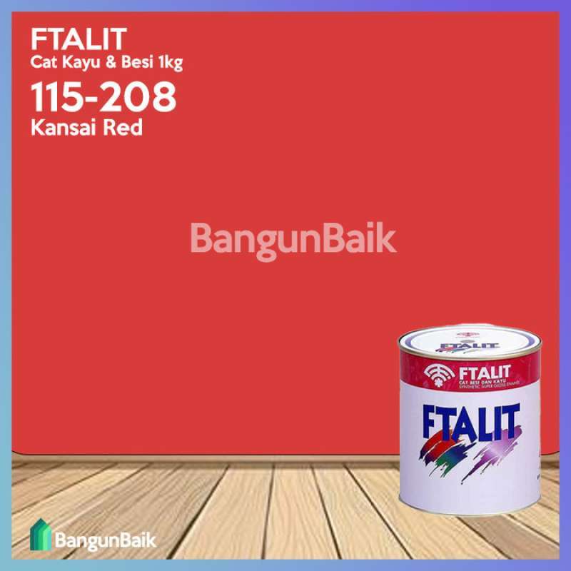 Promo Kansai Ftalit 208 Kansai Red 1kg / Cat Kayu Dan Besi Ftalit 115 ...