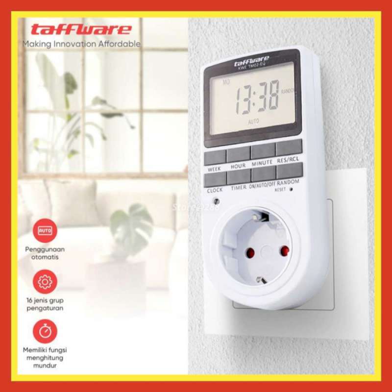 Promo Stop Kontak Listrik Timer Device Saklar Colokan Automatic Timer ...