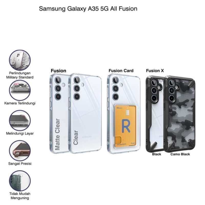 Promo Casing Ringke Samsung Galaxy A55 Fusion Tipis Tahan Banting Slim ...