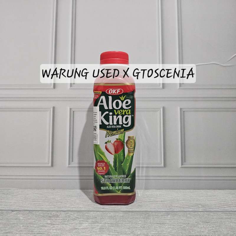 Jual Okf Aloe Vera King Drink 500ml Strawberry Minuman Lidah Buaya Di Seller Warung Used X ...