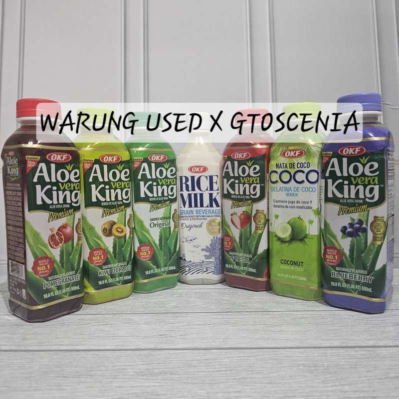 Jual Okf Aloe Vera King Drink 500ml Strawberry Minuman Lidah Buaya Di Seller Warung Used X ...