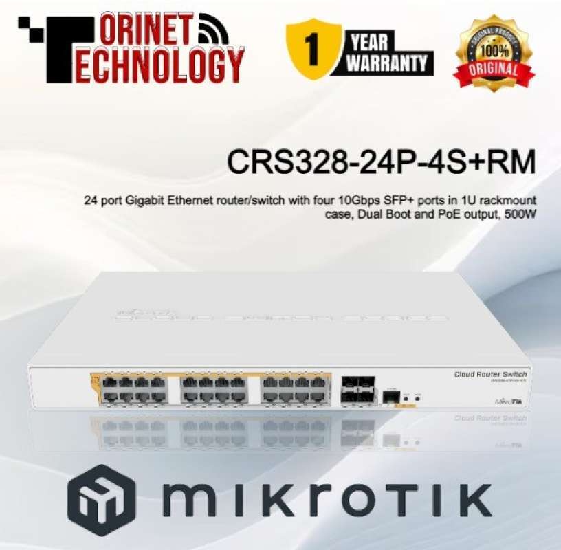 Promo Mikrotik Crs328-24p-4s+rm Routerboard Diskon 23% Di Seller Praptuma - Cengkareng Barat ...