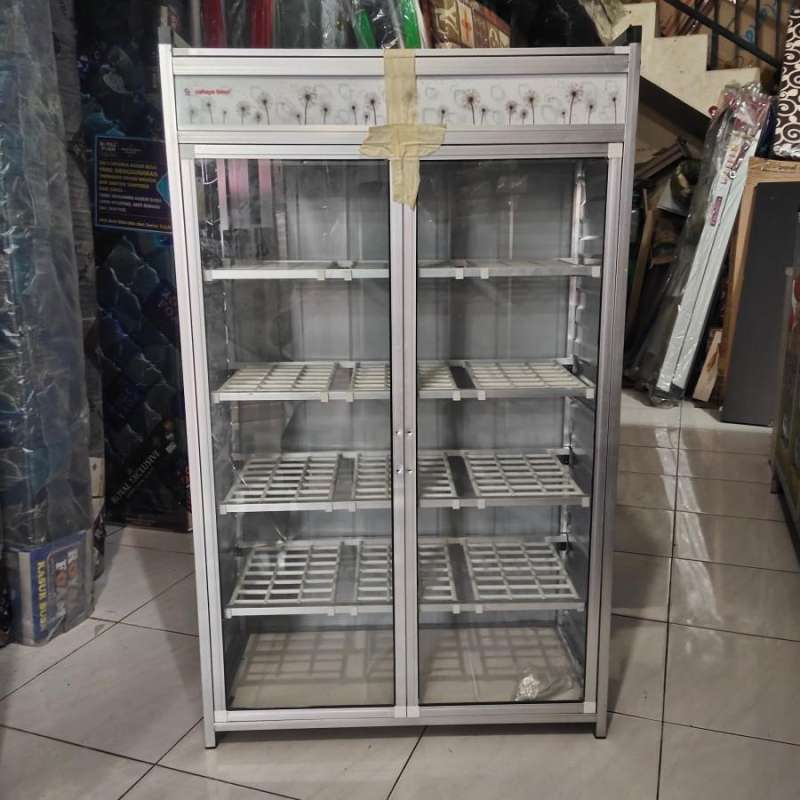 Jual Rak Sepatu Alumunium+ Full Kaca Di Seller Ud Mahkota Mebel 2023 ...