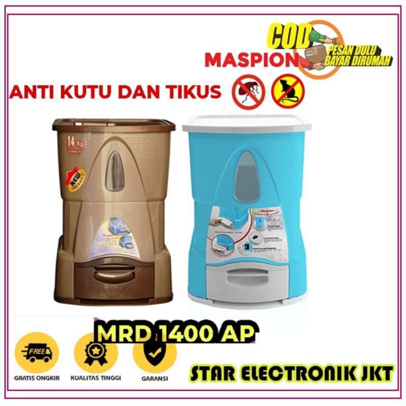 Promo Rice Box Maspion Anti Kutu Dan Tikus Mrd 1400 Ap Terbaru Diskon ...
