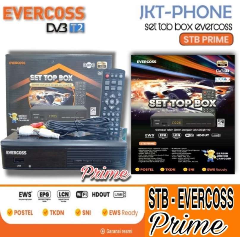 Promo Evercoss Set Top Box Stb Mega Box Diskon 33% Di Seller Gansirsa ...
