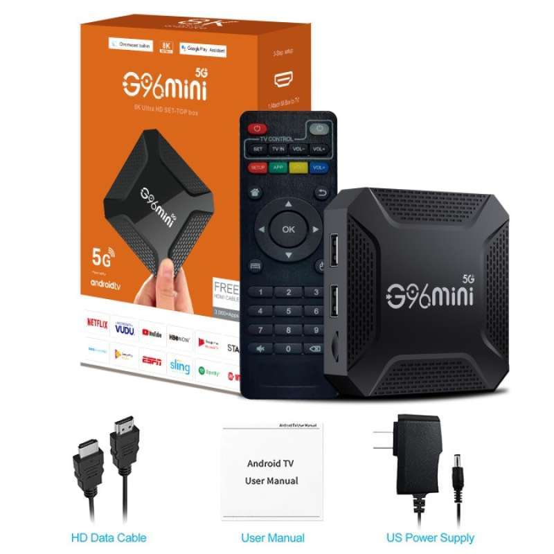 Promo G96mini Android Tv Set-top Box Android 13 Wifi: 2.4g+5g 4k Hd Tv ...