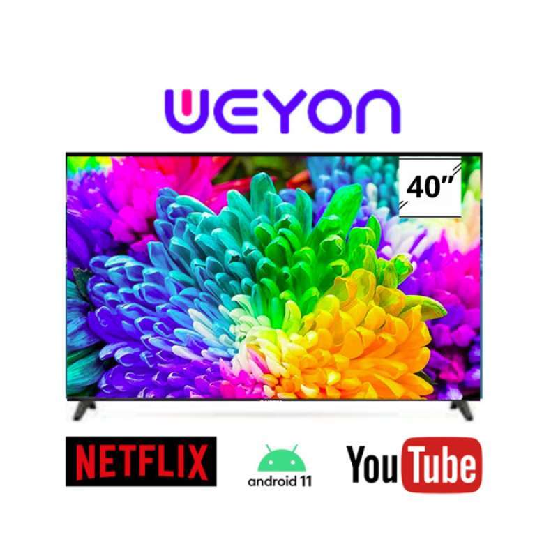 Jual [pack Kayu] Android 11 Smart Tv 40 Inch Weyon Smart Tv Resmi - 30 ...