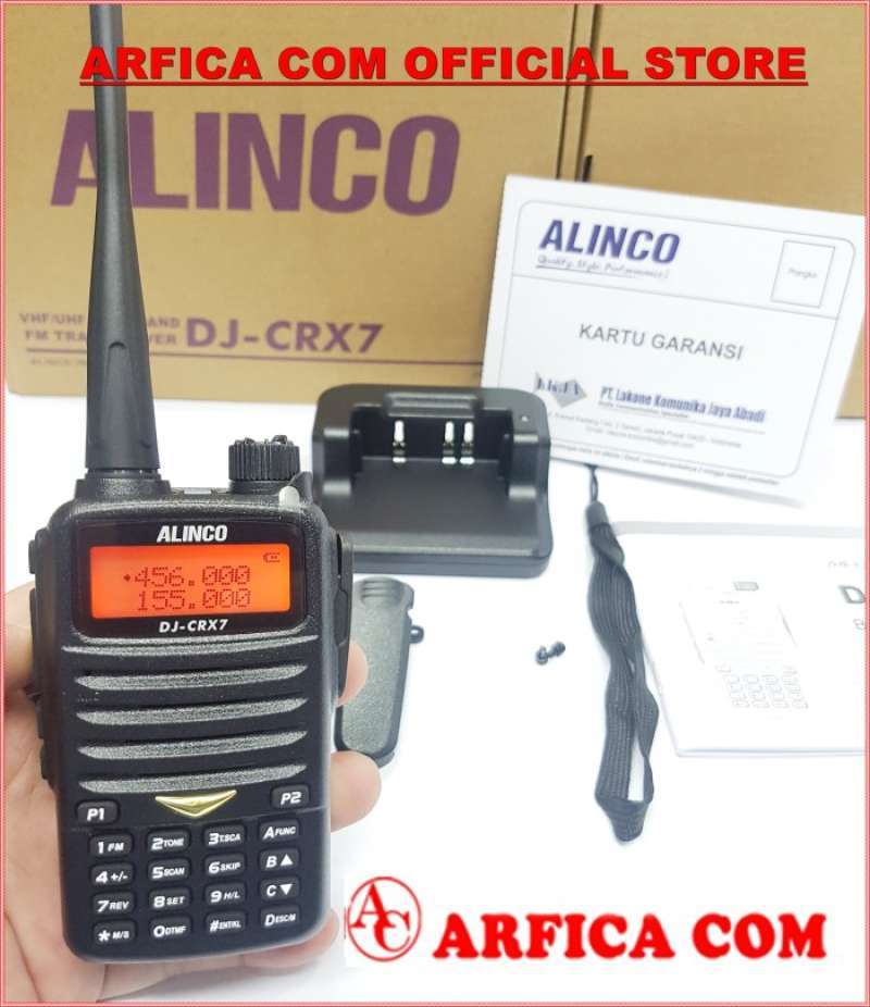 Promo Ht Alinco Crx7 / Alinco Crx 7 Dualband Resmi Diskon 10% Di Seller ...