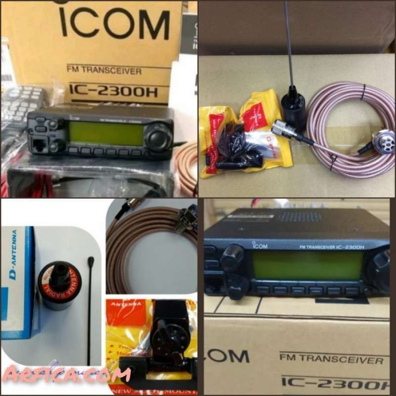 Promo Paket Radio Rig Icom Ic-2300h Plus Antena Larsen Po.150 Breket ...