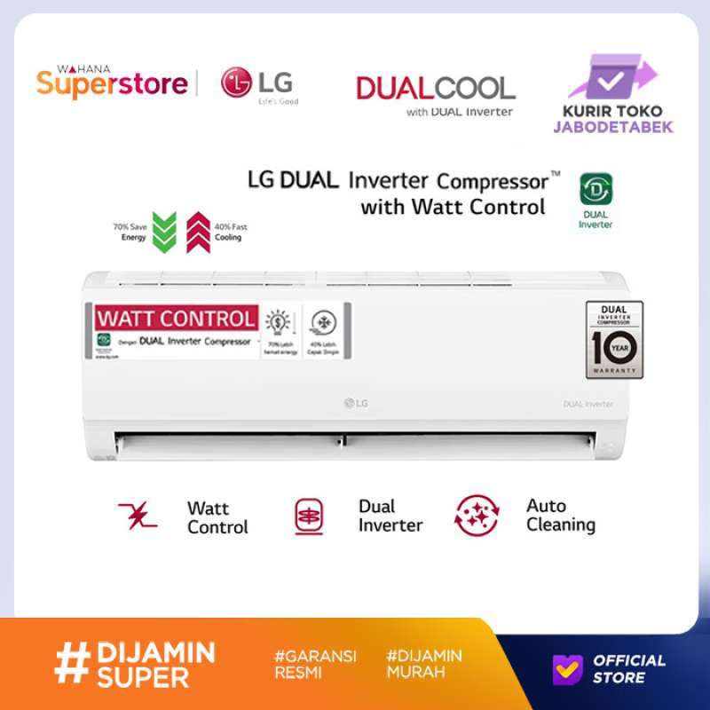Promo Lg Ac Split Dual Cool Watt Control Inverter 2pk 2023 - T18ev5 Diskon 33% Di Seller Farwa ...