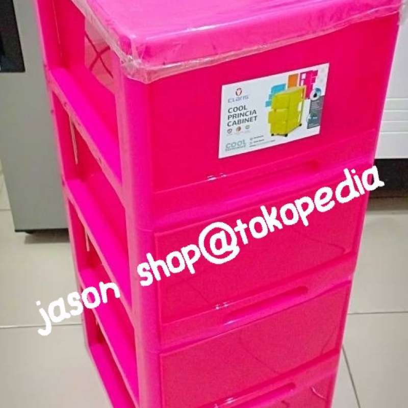 Promo Laci Cool Princia Cabinet Claris Susun 4/container Laci Claris ...