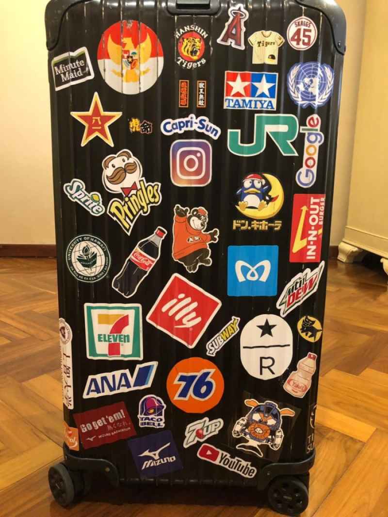 Promo Travel Label / Sticker Koper Rimowa / Laptop Kaws X Sesame ...