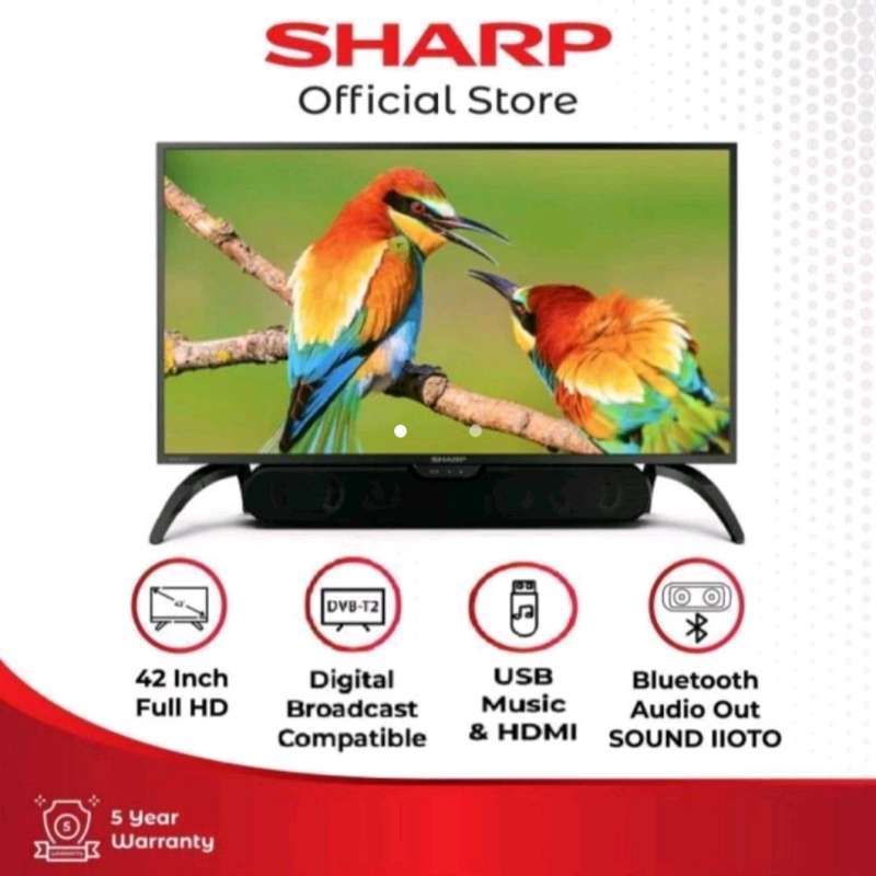 Jual Sharp 2t C42dd1i Sb Soundbar Led Tv 42 Inch Digital Full Hd Tv 2tc42dd1isb Di Seller Vixion ...